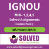 IGNOU MA History 1st Year Solved Assignment 2022-23
