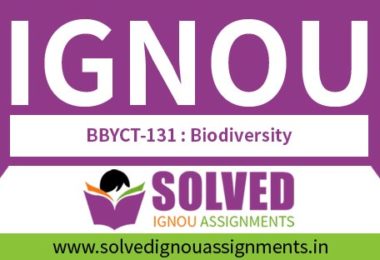IGNOU BSC Chemistry Solved Assignment 2019 - Solved IGNOU Assignments - Solutions for Reference Only